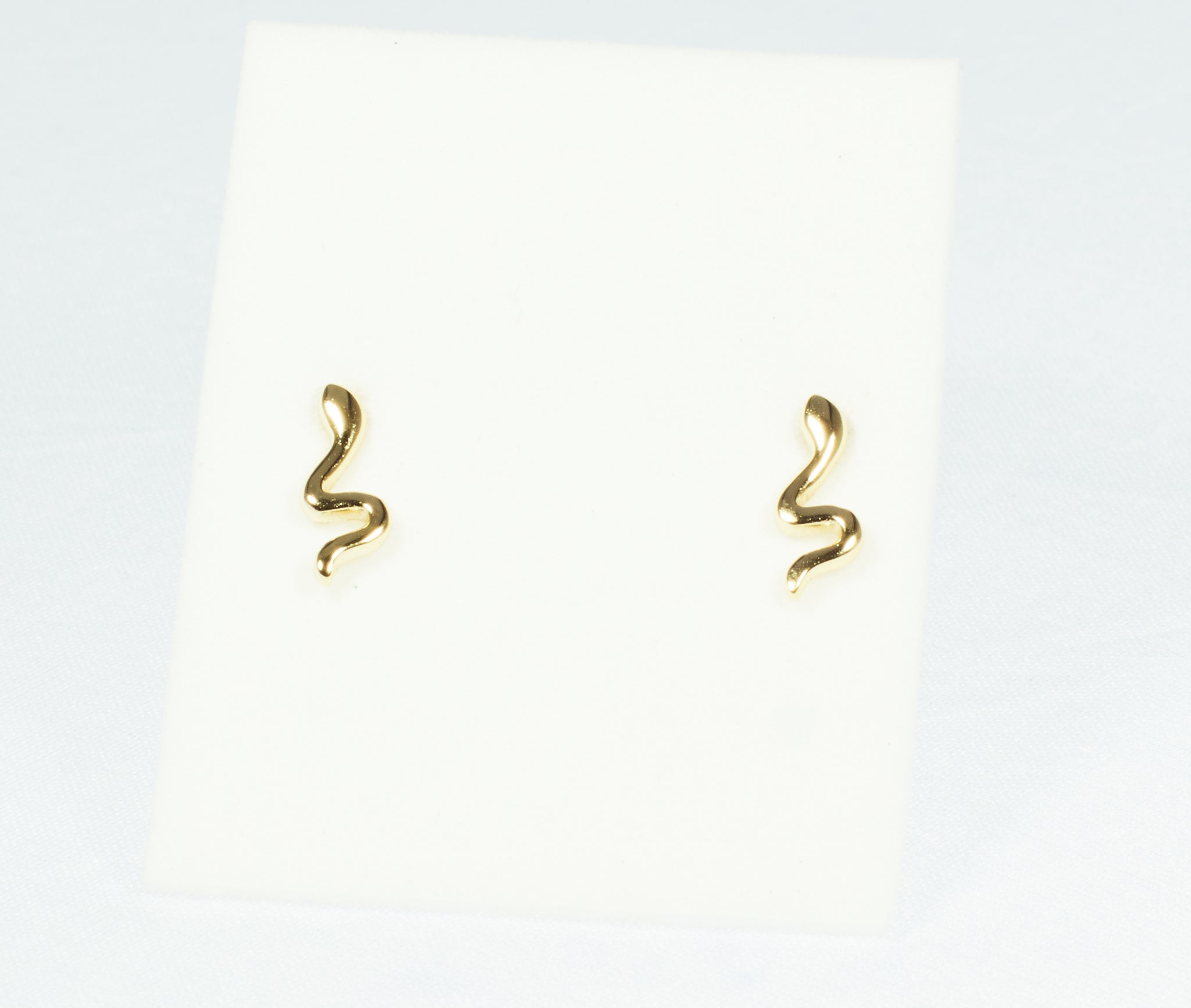 Aro Wigly Snake Stud Gold