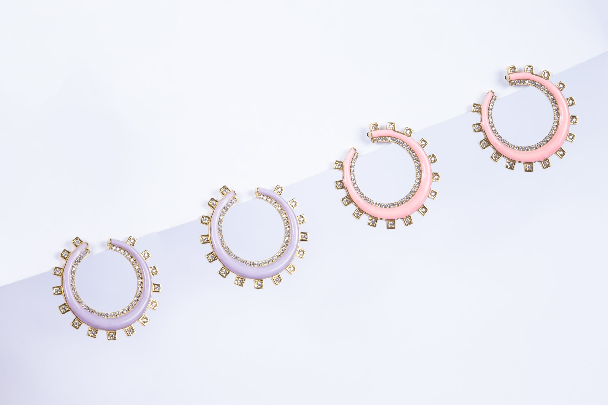 Aro Lunar Enamel Stud